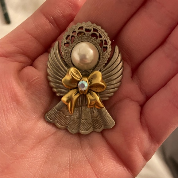 jac win | Jewelry | Vintage 8s Jac Win Angel Brooch Pin | Poshmark